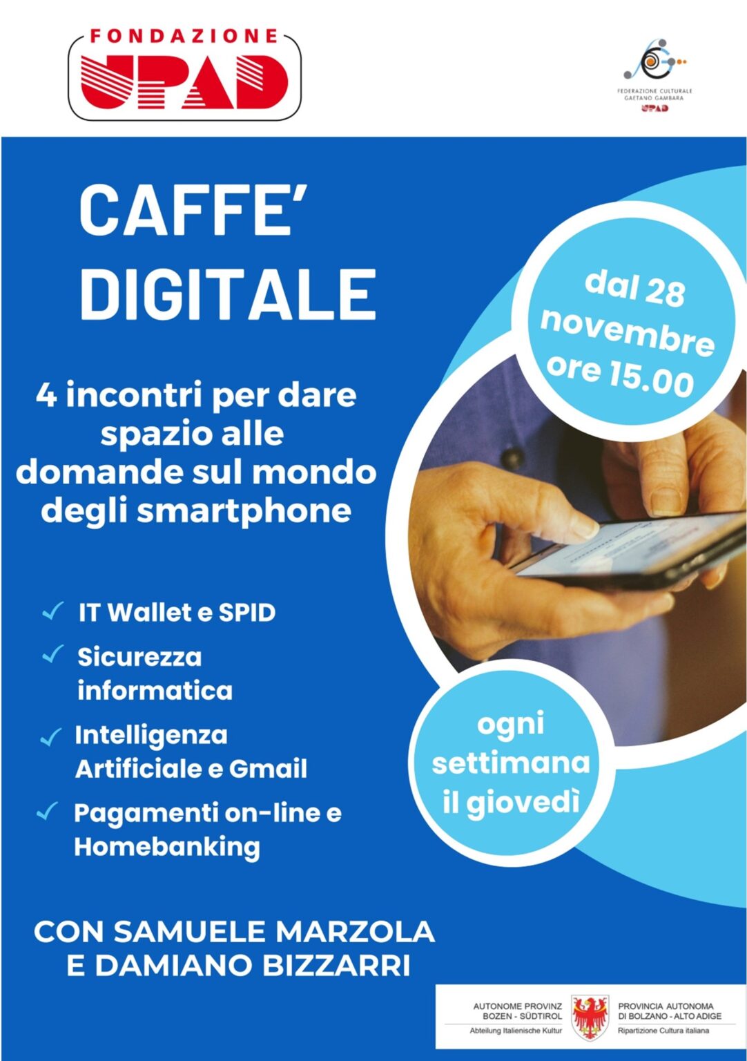 Upad - Corsi, cultura, benessere e formazione a Bolzano